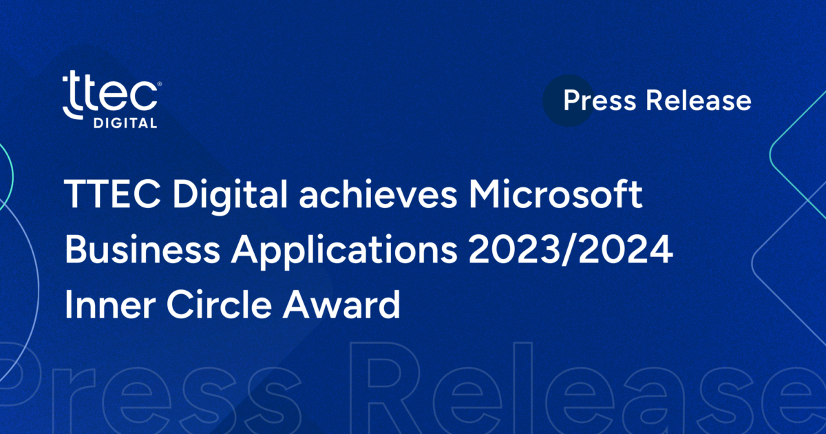 TTEC Digital achieves Microsoft Business Applications… | TTEC Digital TTEC Digital achieves Microsoft Business Applications… | TTEC Digital